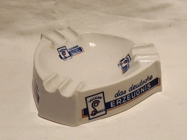 ALTE WERBUNG ASCHENBECHER-VULKAN SANEX das deutsche Erzeugnis ca.1930 ...