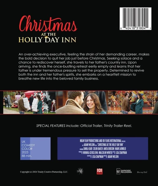 CHRISTMAS AT THE Holly Day Inn (Blu-ray) Anita Dobson Tamla Kari Mark ...