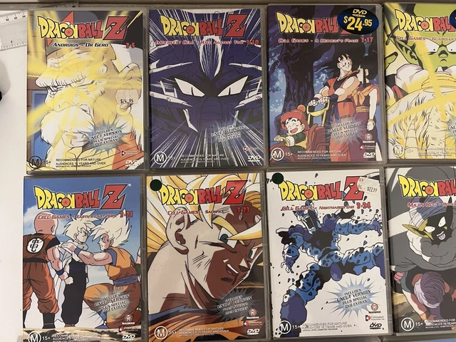 DRAGON BALL Z DVD Bundle Bulk x16 Cell Games Majin Buu Fusion Androids ...