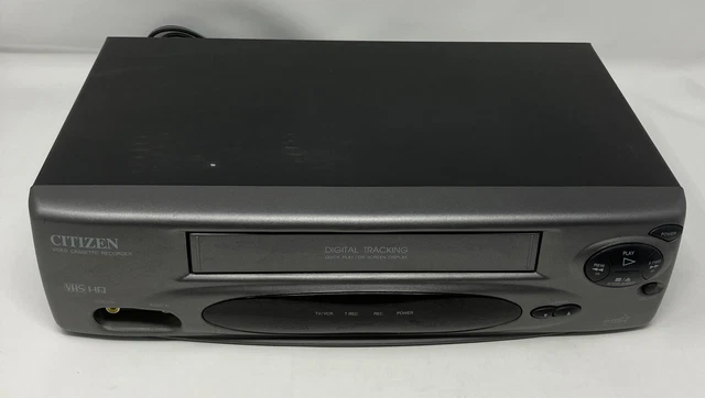 VINTAGE CITIZEN JVHS3987D VCR VHS Player Recorder Tested Working No ...