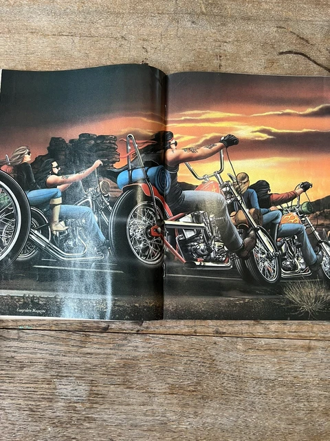 EASYRIDERS MAGAZINE AUGUST 1986 David Mann Centerfold vintage ...