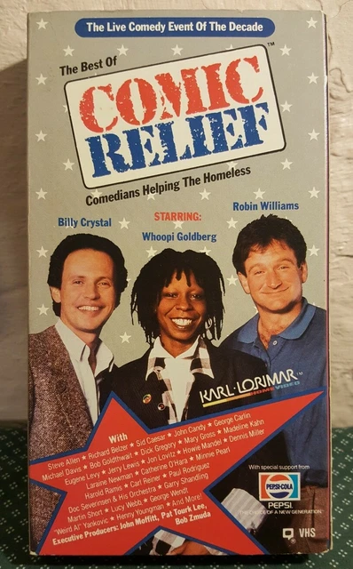 THE BEST OF Comic Relief VHS Billy Crystal Whoopi Goldberg Robin ...