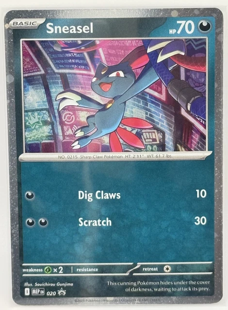 2025 SNEASEL 020 Pokemon Phantasmal Flames Blister Pack Promo £0.76 ...