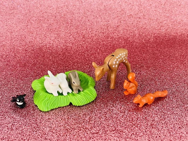 PLAYMOBIL WOODLAND ANIMAL Bundle Assorted Animals Zoo Farm - MAGPIE ...