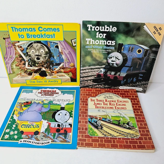 THOMAS THE TANK Engine Books Vintage Paperback The Rev. W Awdry Railway ...