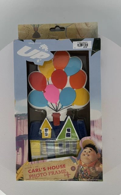 DISNEY PIXAR UP CARL'S HOUSE Photo Picture Frame Balloons Collectible 3 ...