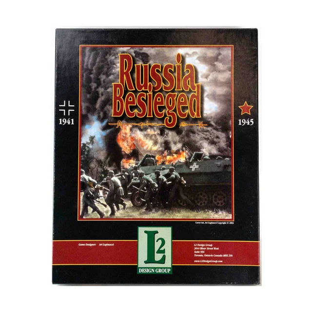L2 DESIGN WARGAME Russe Besieged (2nd Édition) W / Scénario Pak Fair / VG+ EUR 203,51 - PicClick FR