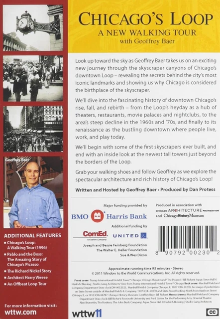 CHICAGO'S LOOP: A New Walking Tour with Geoffrey Baer (DVD) Geoffrey ...