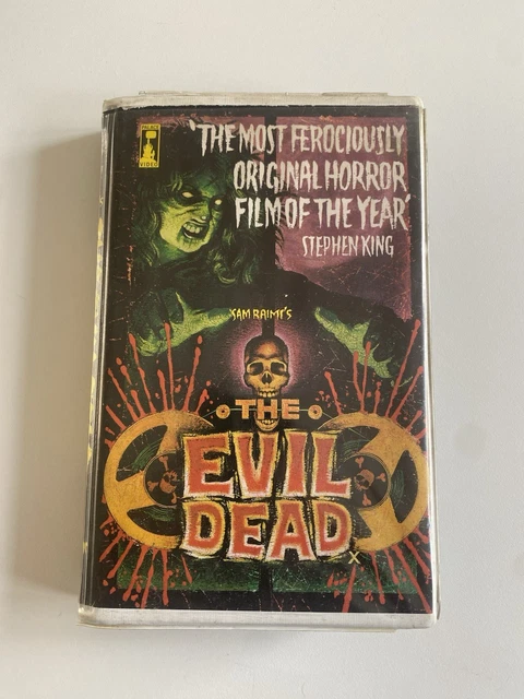 RARE ORIGINAL VHS Pre-Cert Uncut Evil Dead Yellow Label Cult Classic ...