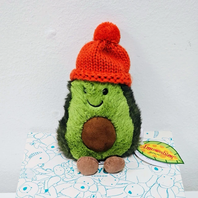 JELLYCAT RETIRED RARE Amuseable Cozi Avocado Papaya Orange Hat BNWT £ ...