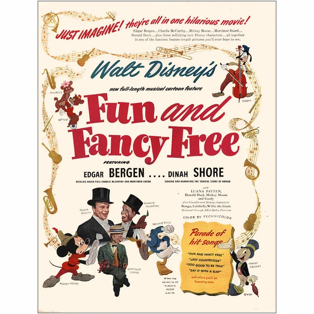 DISNEY’S FUN & FANCY FREE Region 2 Brand New but Unsealed £8.55 ...