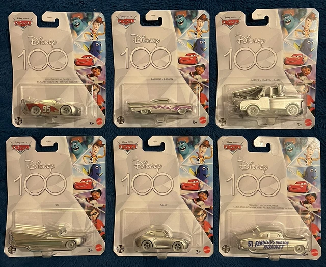 DISNEY PIXAR CARS - Disney 100 FULL SET X6 Rare & Collectable £95.00 ...