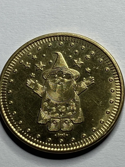 RARE VINTAGE WIZARD ARCADE TOKEN STARS #se1 EUR 11,06 - PicClick FR