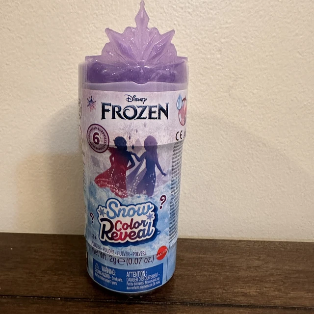 DISNEY FROZEN BY Mattel Pack Snow Color Reveal Small Doll 6 Unboxing ...