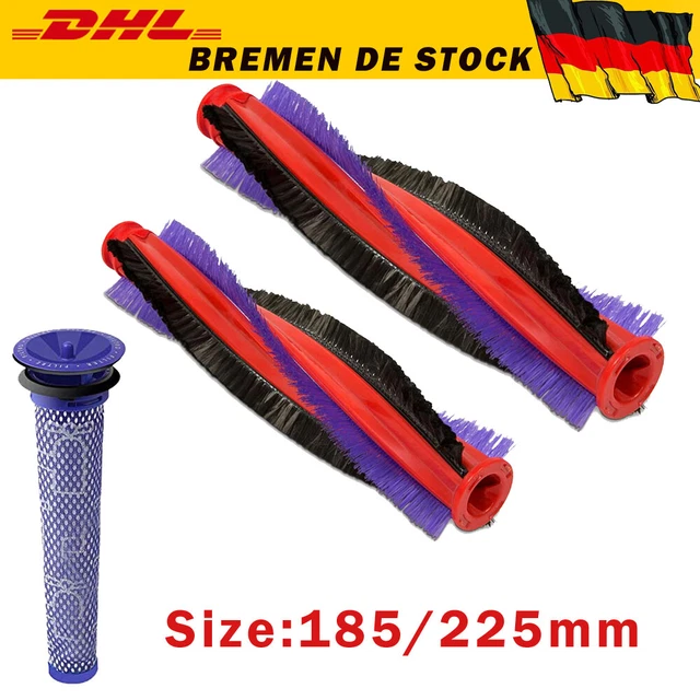 ERSATZ WALZENBÜRSTE VORFILTER für Dyson V6 DC58 DC59 SV03 SV073 DC62 ... ERSATZ WALZENBÜRSTE VORFILTER für Dyson V6 DC58 DC59 SV03 SV073 DC62 ...