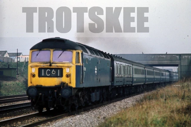 35MM SLIDE BR British Railways Diesel Loco Class 47 47530 1975 Original £4.97 - PicClick UK