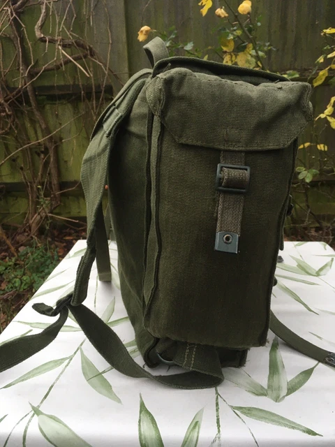 VINTAGE BRITISH ARMY 58 pattern large pack rucksack converted day sack ...