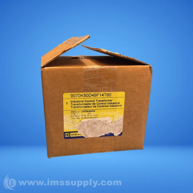SQUARE D 9070K50D49F14T80 Control Transformer FNOB $151.68 - PicClick CA