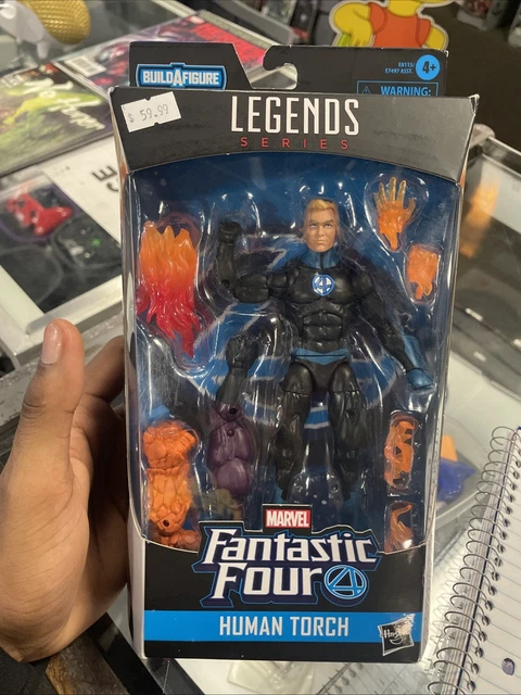 HUMAN TORCH JOHNNY STORM Marvel Legends Fantastic Four Super Skrull BAF 2019 6" $78.50 - PicClick CA