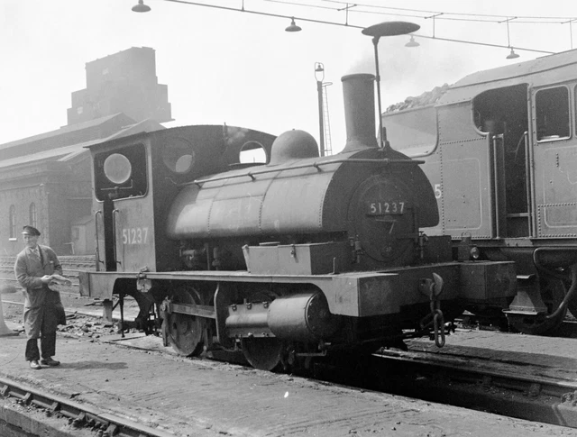 RAILWAY B/W Negative 6x4cm LMS 51237 Bank Hall 1959. £4.95 - PicClick UK