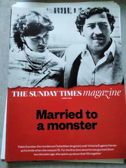 SUNDAY TIMES MAGAZINE PABLO ESCOBAR JAMEELA JAMIL BILLY JOEL Uk 11 AuG ...