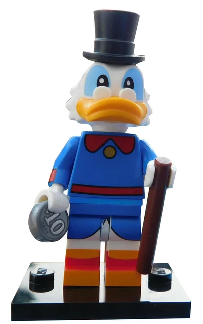LEGO DAGOBERT DUCK Scrooge McDuck Minifigur Figur Disney Serie 2 coldis2-6 Neu EUR 7,99 ...