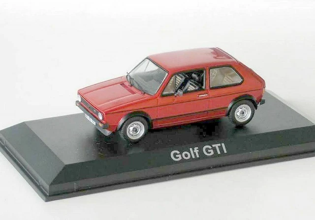 + VOLKSWAGEN VW Golf 1 GTI Modellauto NOREV in 1:43 ++ rot +++ 840046 ...