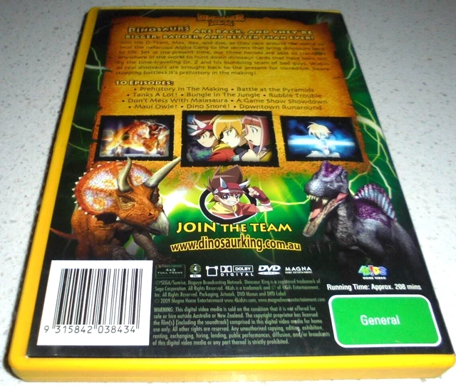 DINOSAUR KING DVD (10 Episodes) 208 Minutes Region 4 $5.00 - PicClick AU