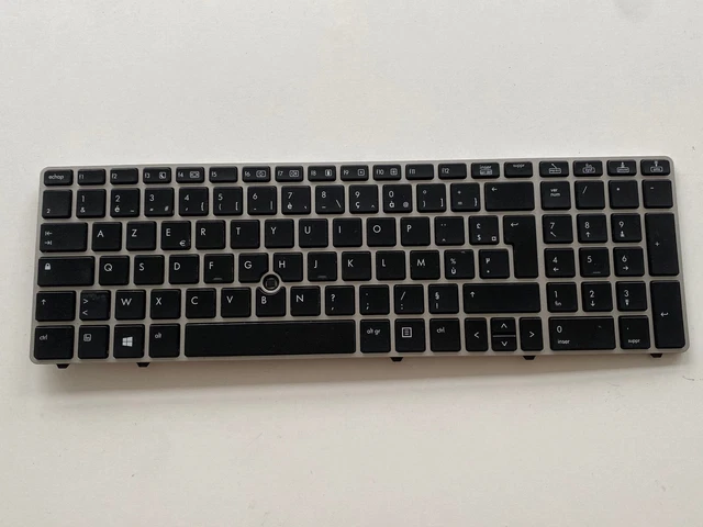 HP ELITEBOOK 8570P Laptop Keyboard French azerty layout 701986-051 £13. ...