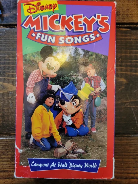 SING ALONG SONGS - Mickeys lustige Songs: Campout at Disney World (VHS ...