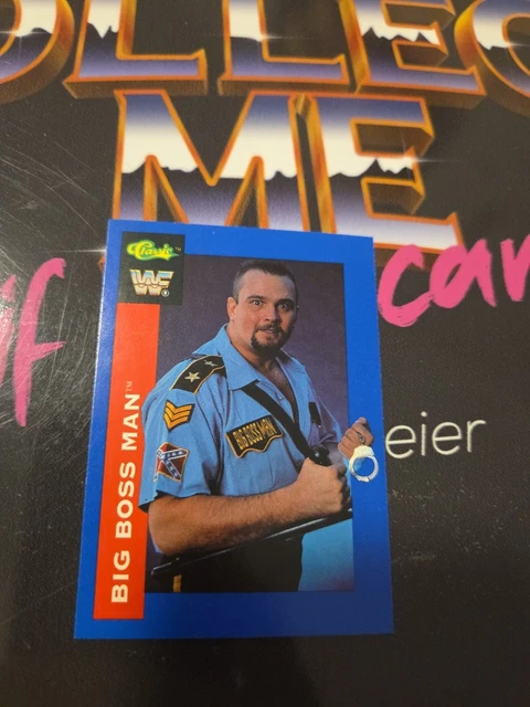 WWF WWE CLASSIC The Big Boss Man 1991 Wrestling Trading Card EUR 1,95 ...
