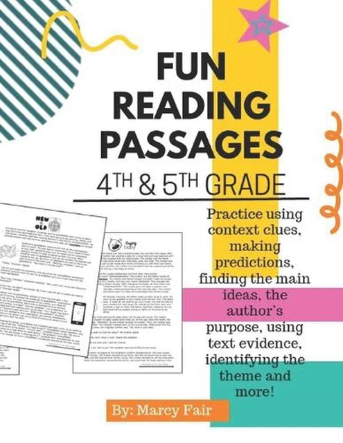 FUN READING PASSAGES for 4th grade & 5th grade: Practice using context ...