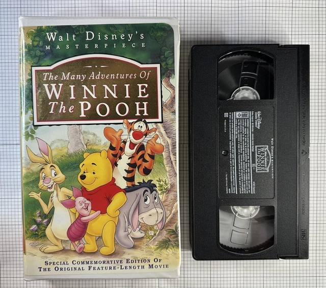 The Many Adventures Of Winnie The Pooh Vhs 1996 Disney Masterpiece £