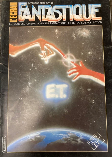 MAGAZINE L'ÉCRAN FANTASTIQUE n°29, E.T. L'Extra-terrestre, The Thing ...