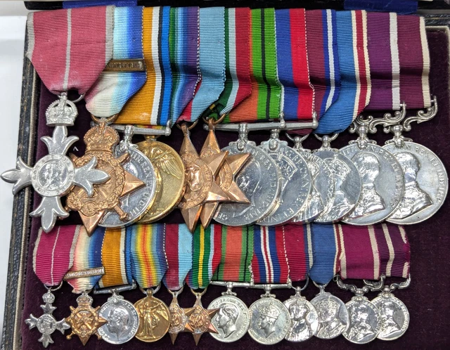 *JAP PRISONER OF War* WW1 - WW2 MBE medals Major Holohan Loyal North ...