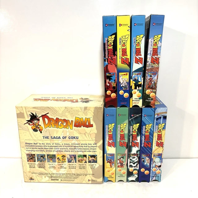 DRAGON BALL Z VHS Complete Saga Of Goku & More!! Excellent Condition ...