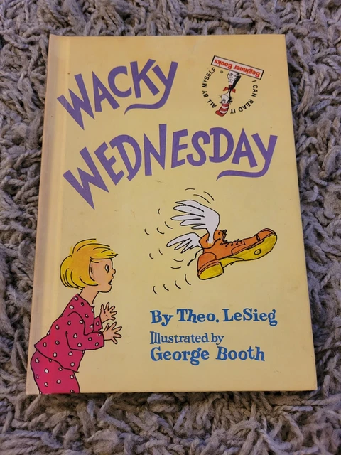 WACKY WEDNESDAY CHILDREN’S Book by Dr. Seuss 1974 First Edition Book ...