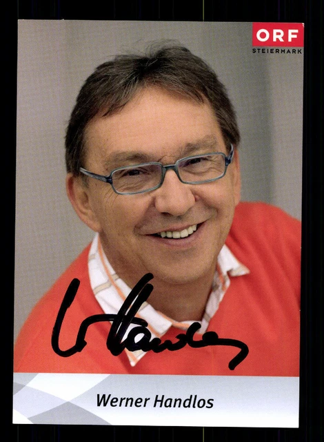 WERNER HANDLOS ORF Autogrammkarte Original Signiert # BC 60857 EUR 2,49 ...