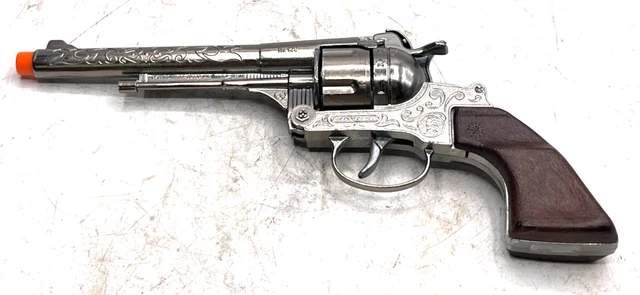 Cap Gun Gonher 12-Shot Peacemaker Style - Die-Cast Metal Toy Revolver ...
