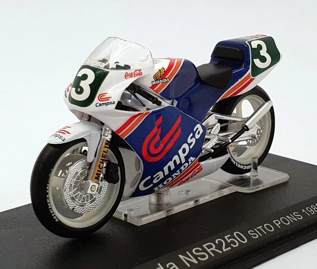 IXO MODELS 1/24 Scale IB03 - Honda NSR250 - #3 Sito Pons 1988 - Blue ...