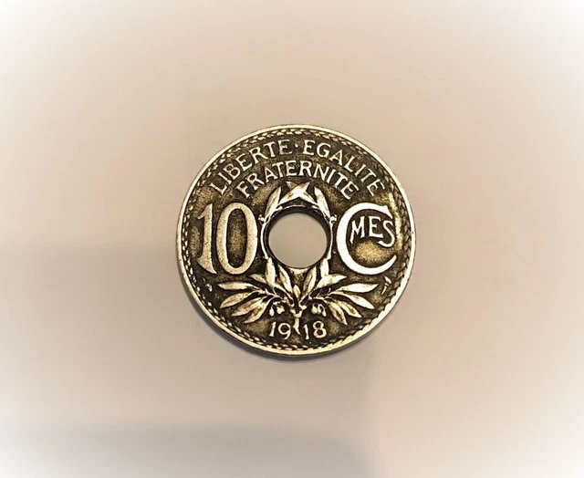 PIÈCE DE MONNAIE ancienne 10 cts 1918 en tres bon etat EUR 10,00 - PicClick FR
