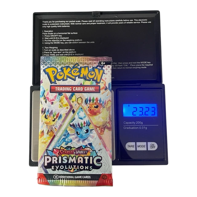 POKÉMON TCG - Prismatic Evolutions Booster Pack - Sealed - HEAVY PACK ...