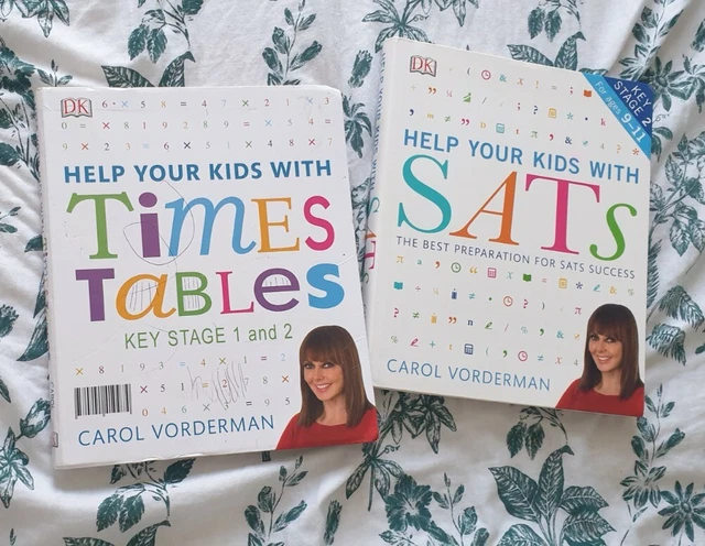 HELP YOUR KIDS With sats and Times table Book Bundle CAROL VOLDERMAN ...
