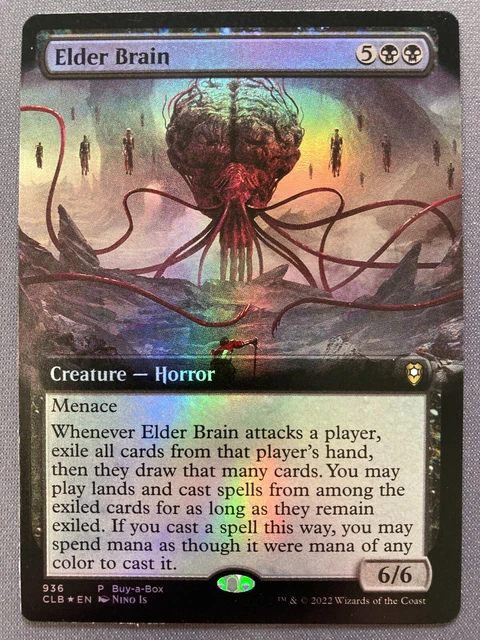 MTG MAGIC ELDER Brain ***Sermped*** Foil Buy-a-Box Promo EUR 1,83 ...