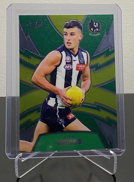 2024 SELECT AFL Footy Stars Nick Daicos Luminous Green & Gold Kmart ...