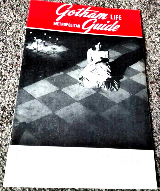 VINTAGE MAGAZINE - "Gotham Life" - Aug 15, 1964 - Official Metropolitan ...