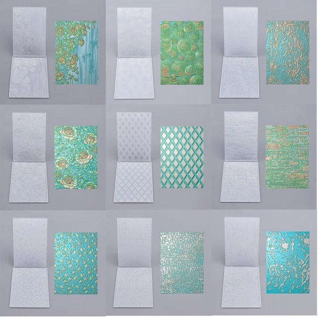 3D EMBOSSING FOLDERS Border Frame Stencils For DIY Scrapbooking ...