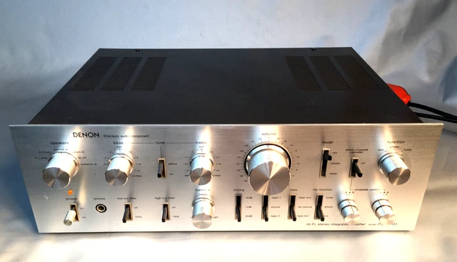 AMPLIFICATEUR DENON HI-FI STEREO PMA-701 / années 70, vérifié et testé ...