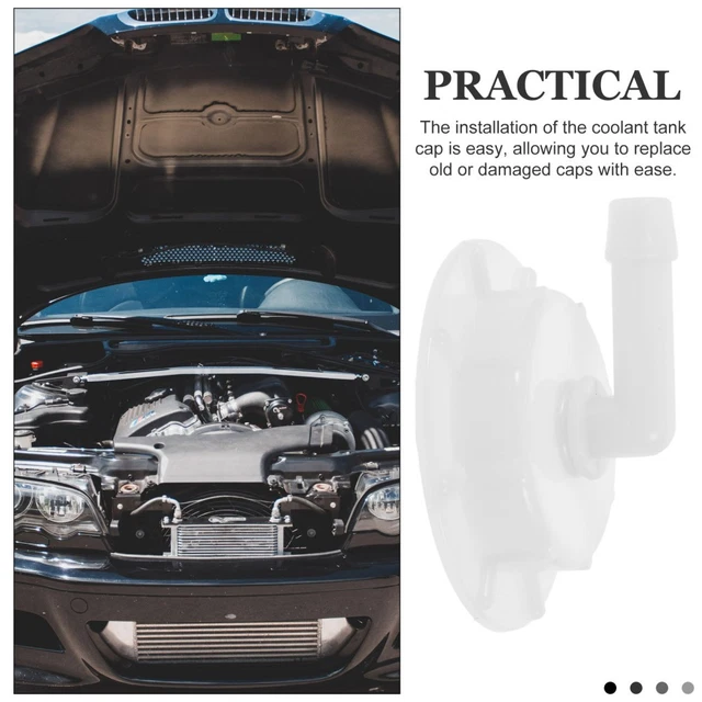 CAR COOLANT BOTTLE Tank Cap Overflow Radiator Reservoir Expansion $21. ...
