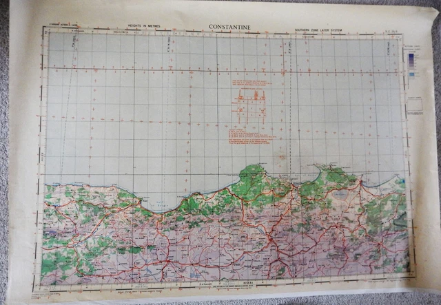 WW2 MAP ALGERIA Constantine War Office 1942 £9.99 - PicClick UK